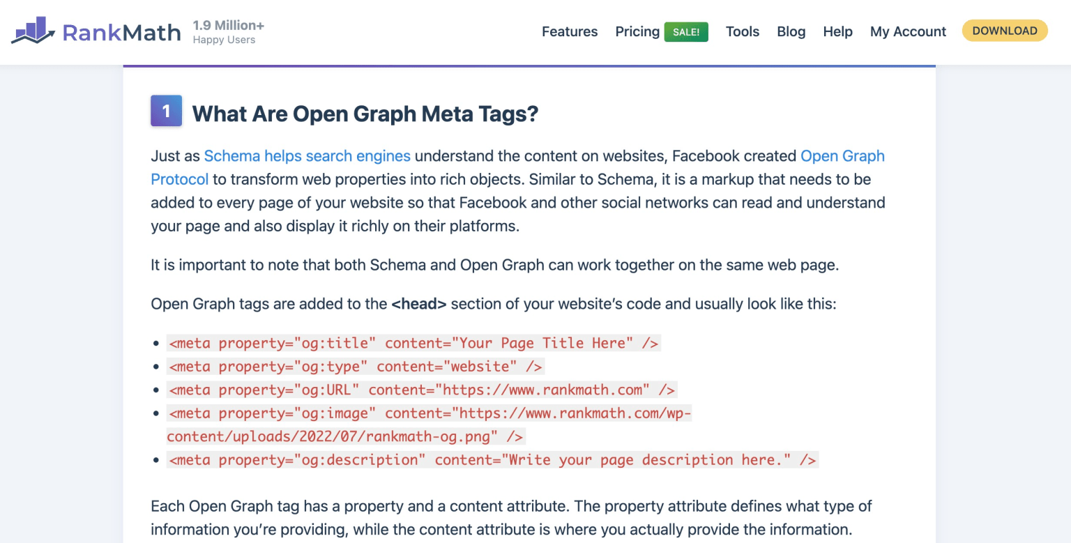 Using Open Graph Tags: The Blueprint for Richer Social Interactions.